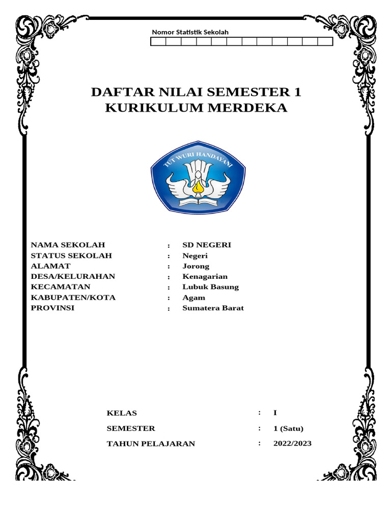 DAFTAR NILAI KUMER Formatif OKE | PDF