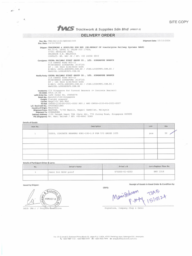 J150 B0 Cipl Lorry No.5 To009 Do | PDF