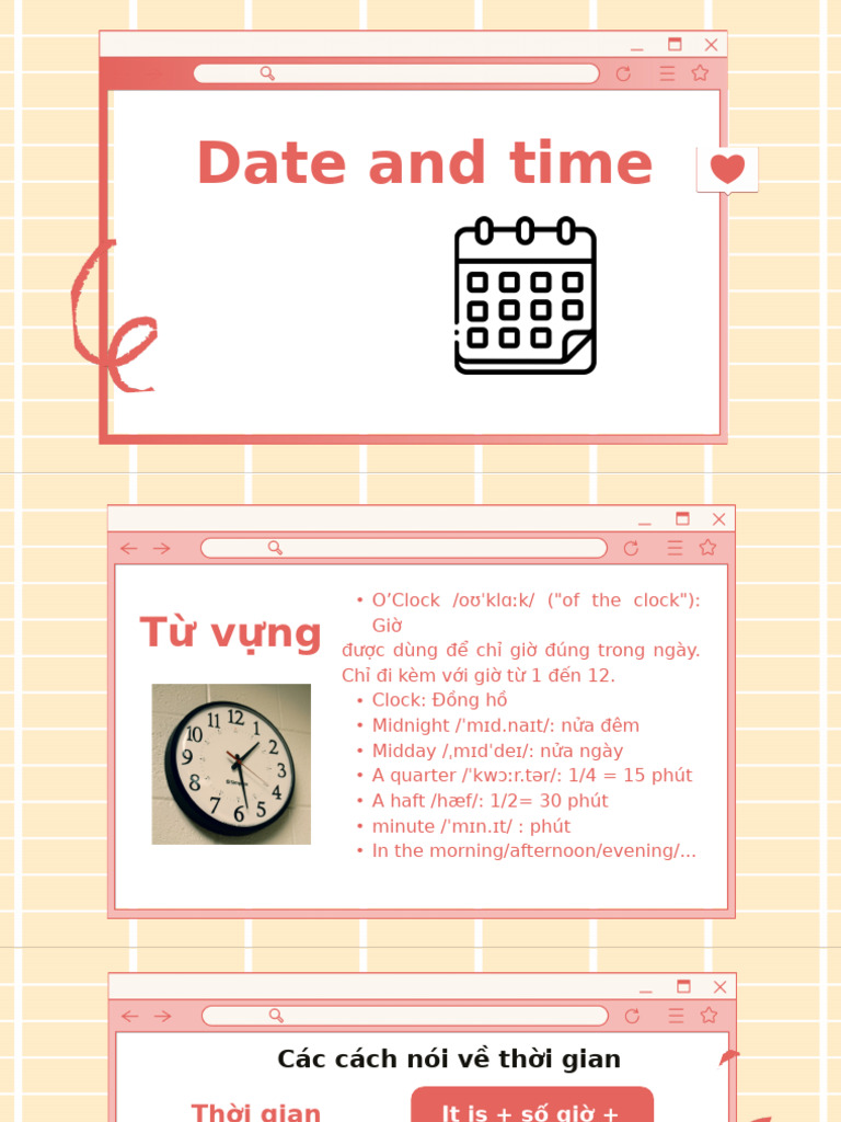 Daily routine date time | PDF
