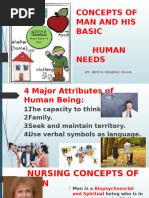 The Concepts of Man and His Basic Needs | PDF | Human | Holism
