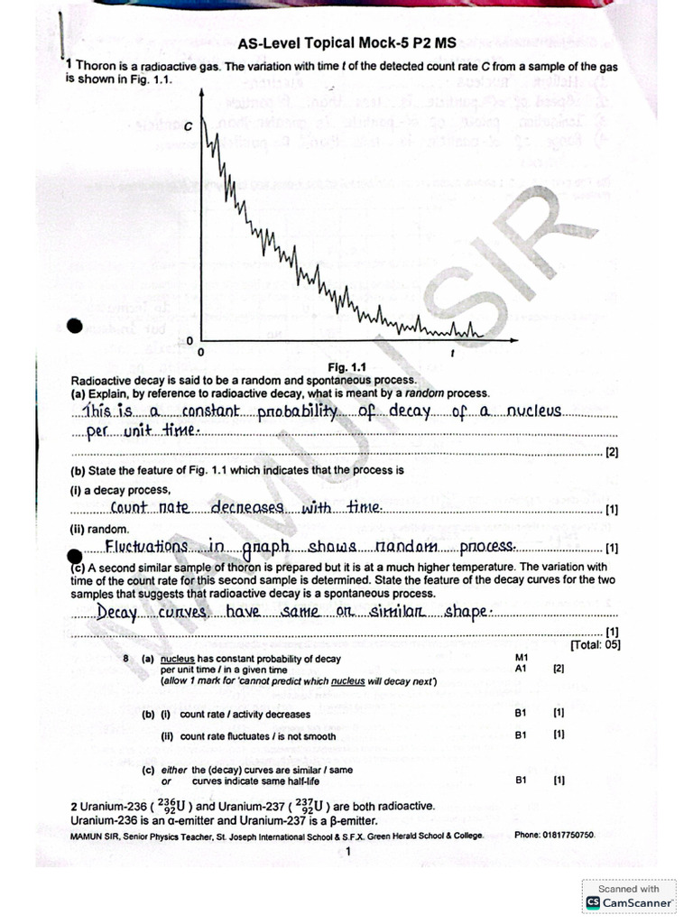Solved As-level-Mock-5-P2 | PDF