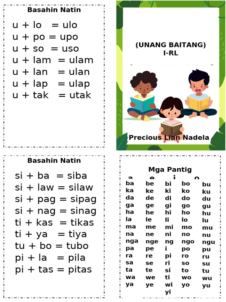 BASAHON-FILIPINO-syllabic-readers | PDF