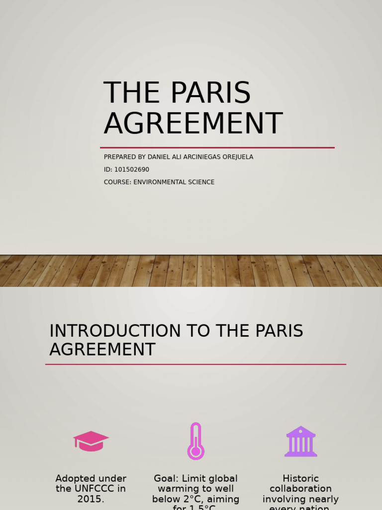 Overview of the Paris Agreement | PDF | Climate Change | United Nations ...