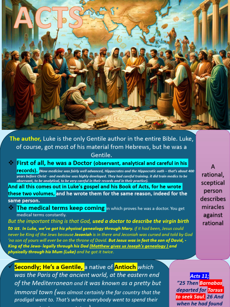 Understanding Luke: The Gentile Evangelist | PDF | Acts Of The Apostles ...