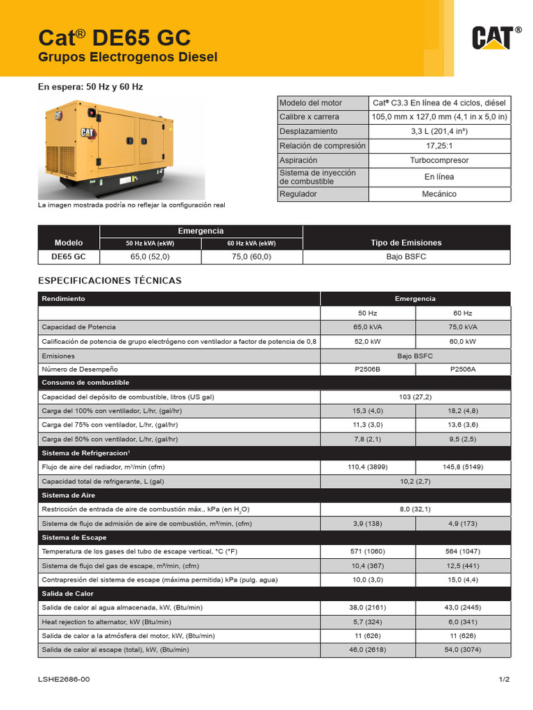 Cat De65 GC | PDF