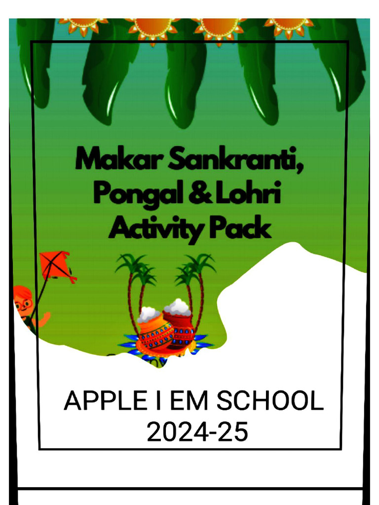 Grade-1 Pongal Worksheets | PDF