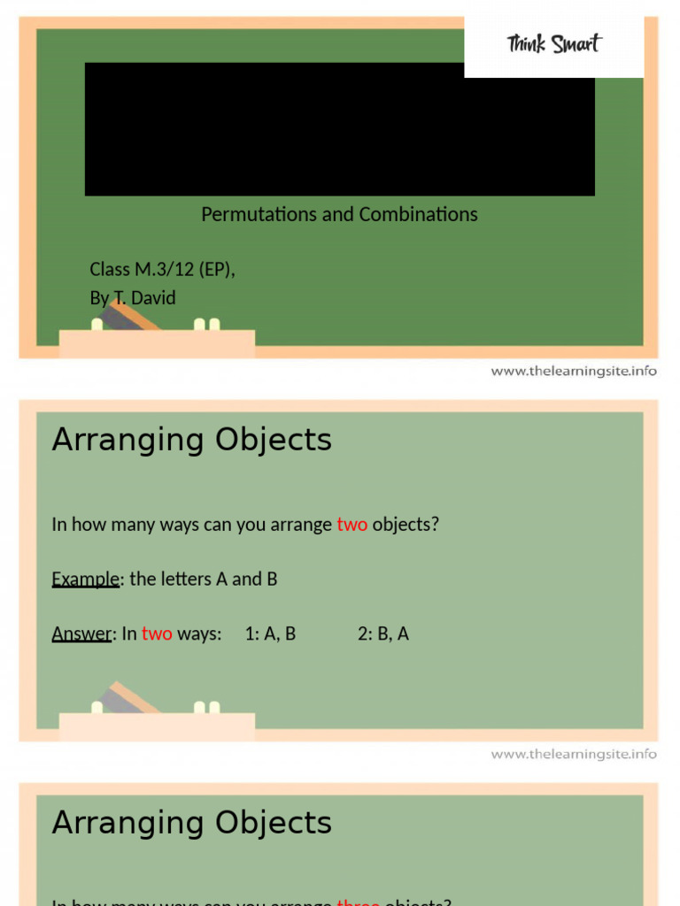 Counting Smart - 2023 Version | PDF | Combinatorics | Mathematics