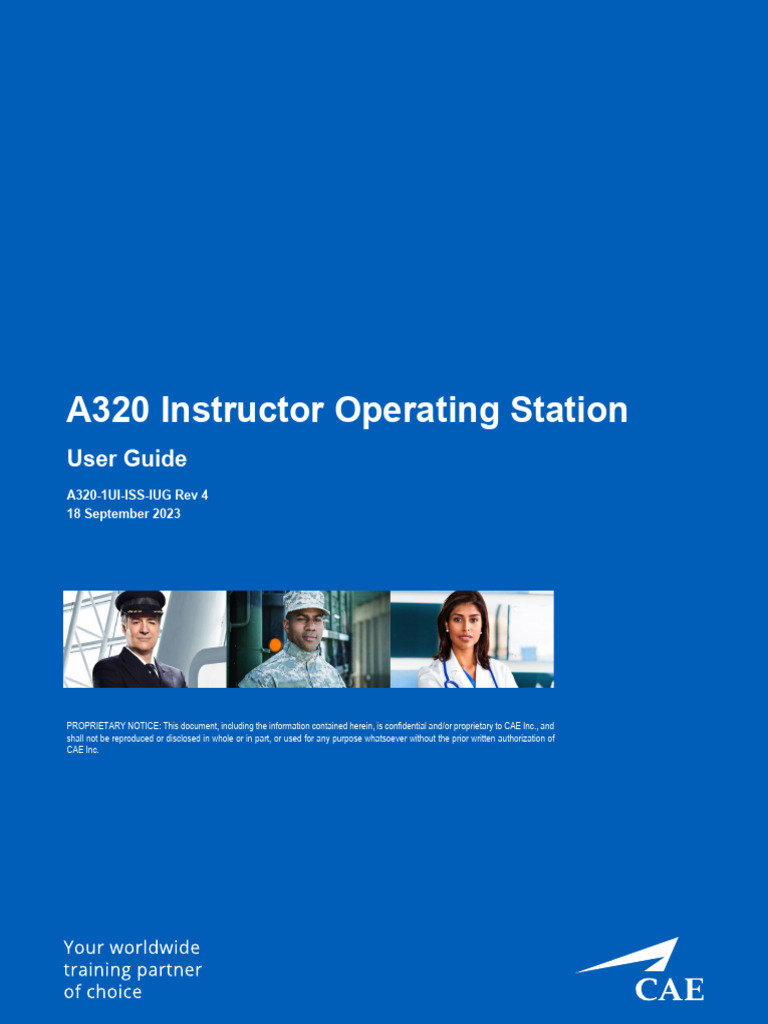 A320 Instructor Operating Station Guide | PDF | Runway | Cloud