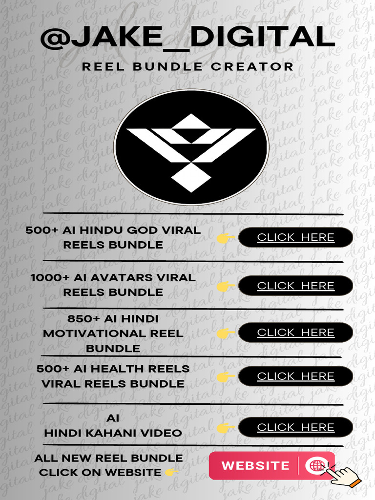500+ AI Viral Reels Bundle Collection | PDF