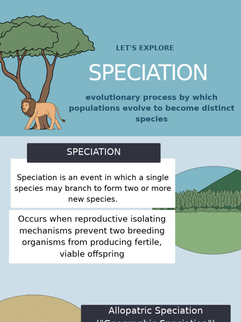 Understanding Speciation Types and Examples | PDF | Ecology | Evolution