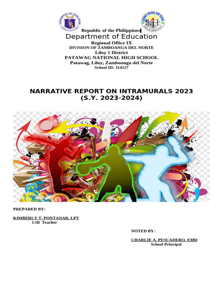 Narrative Report Intramurals 2023_Cover | PDF