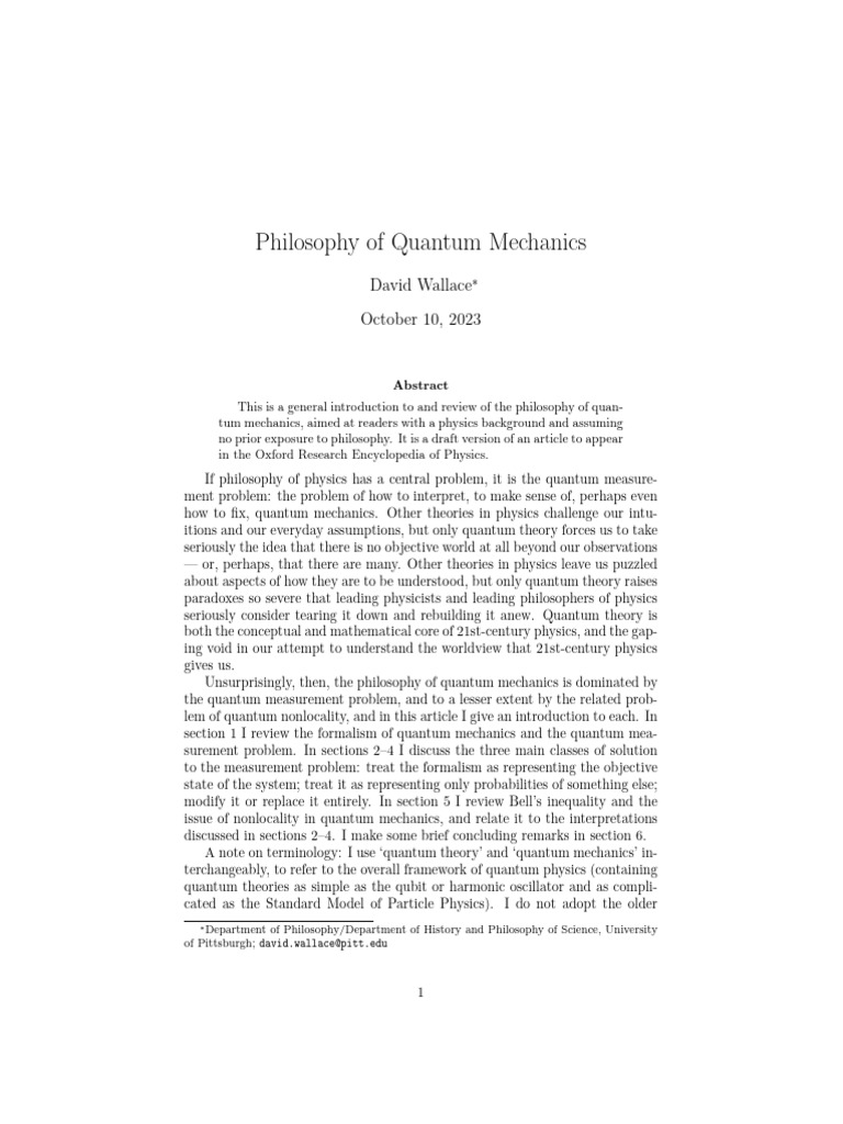 Ore Quantum | PDF | Many Worlds Interpretation | Quantum Mechanics