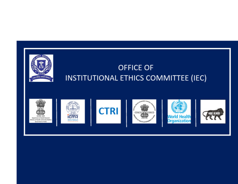 Office of Institutional Ethics Committee (Iec) | PDF