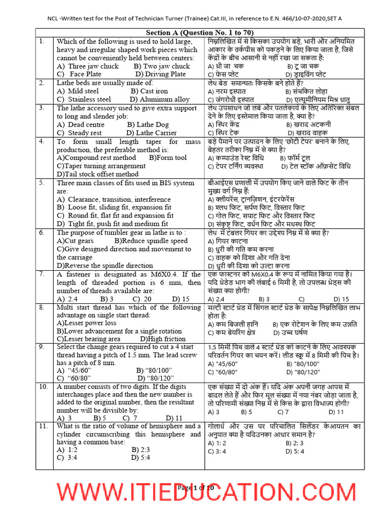 NCL Turner Paper | PDF