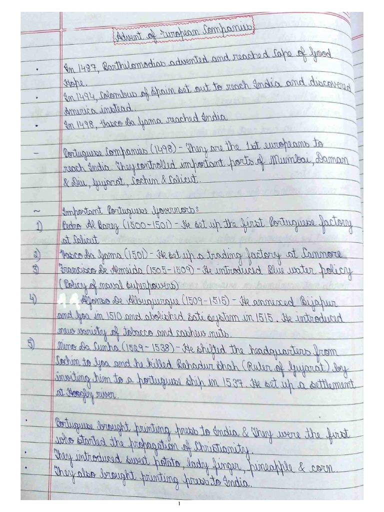 Nda - Modern History Notes-Invert-Invert | PDF