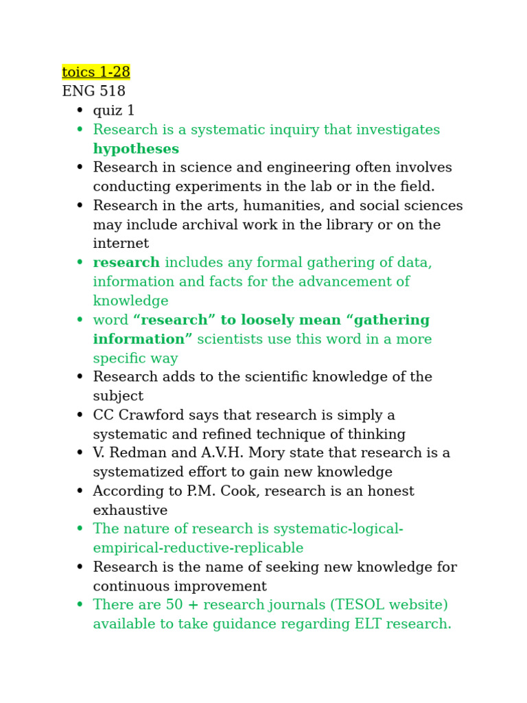 518 midterm mcqs | PDF | Sampling (Statistics) | Validity (Statistics)
