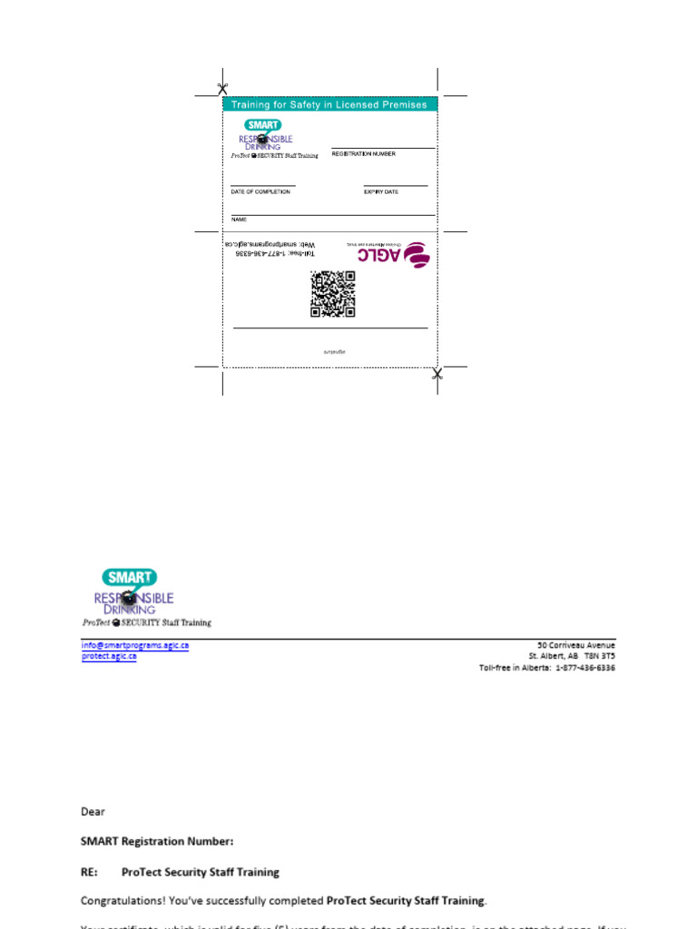 Completion Card and Letter | PDF