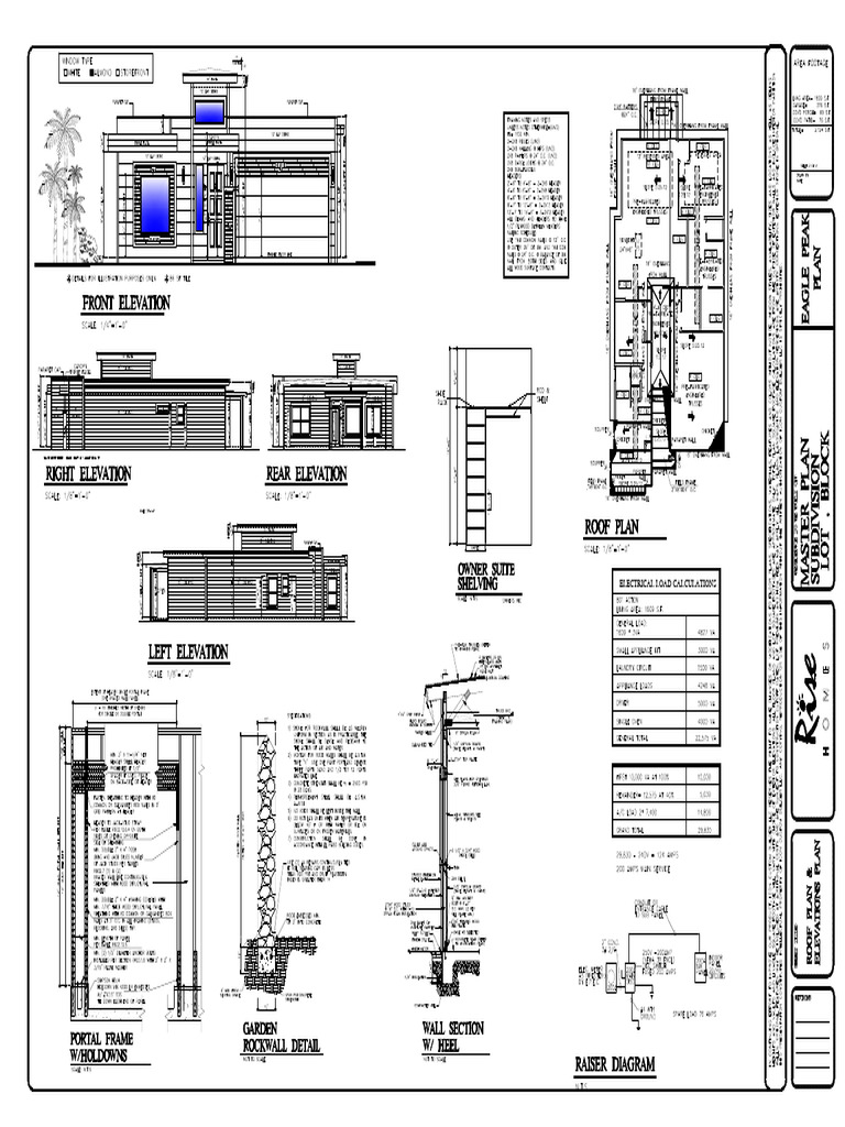 Eagle Peak - Master Plan - Oct 30 - 2023-Elevations-Siding | PDF