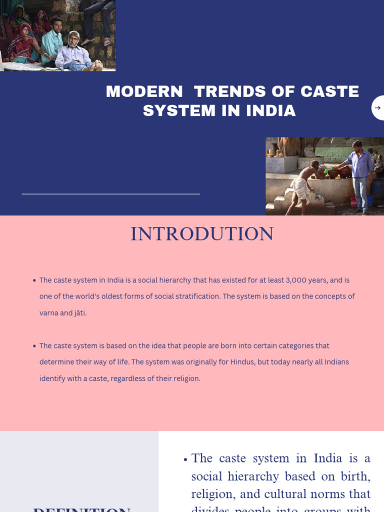 Modern Trends of Caste System in India | PDF