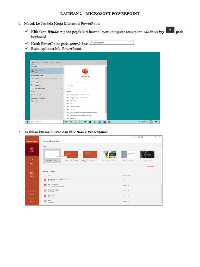 2025 Latihan 2 - Microsoft PowerPoint | PDF