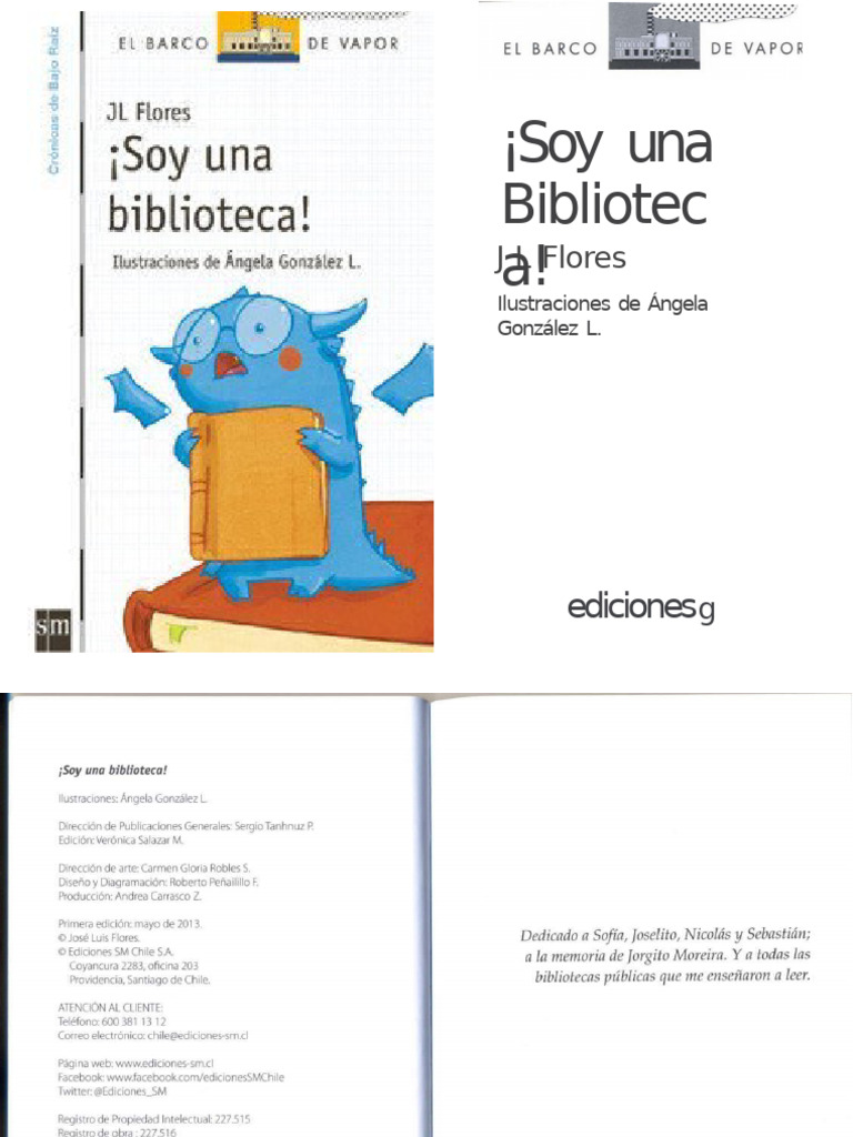 Soy Una Biblioteca (SCAN Color 2xhoja31) - JL Flores | PDF