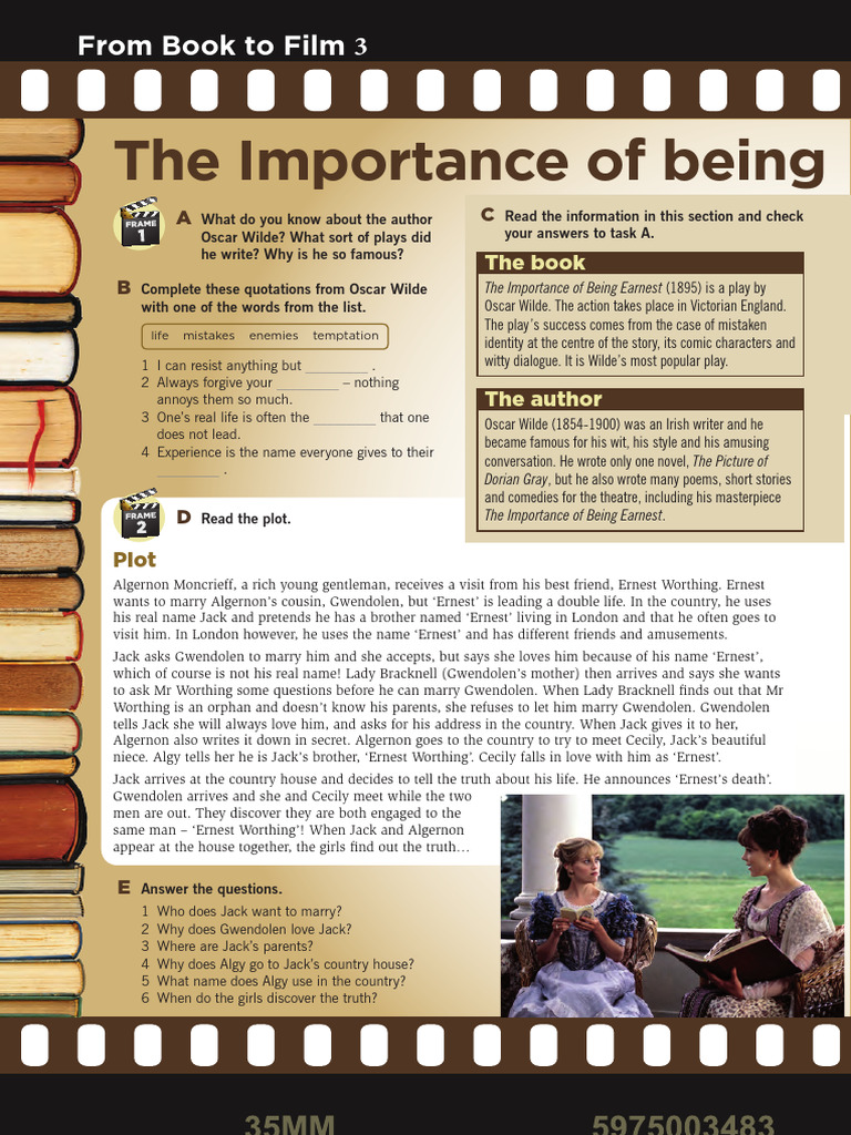 Oscar Wilde's Comic Masterpiece | PDF | The Importance Of Being Earnest