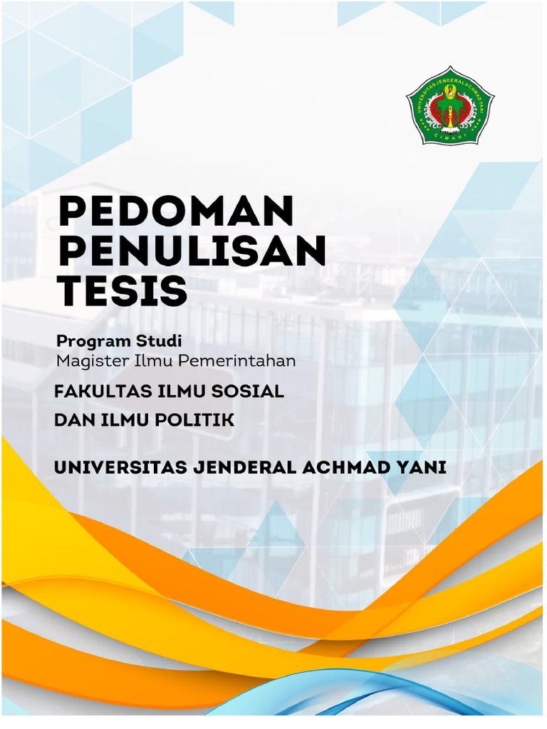 Pedoman Penulisan Tesis-Format Baru | PDF