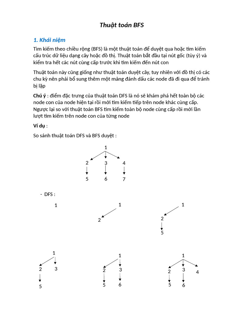 2. Tìm kiếm theo chiều rộng (BFS) | PDF