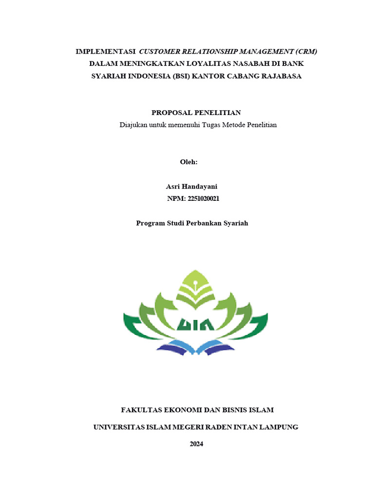 Proposal Enterpreneur | PDF