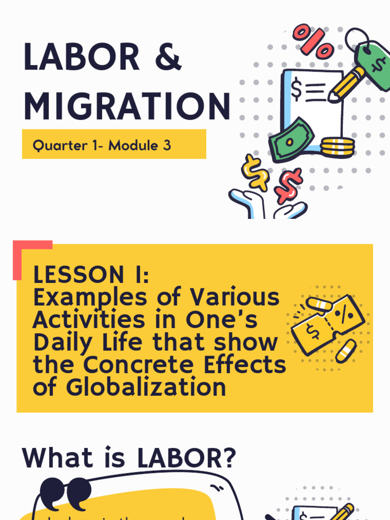 Lesson 11 Examples of Various Activities in One's Daily Life That Show ...