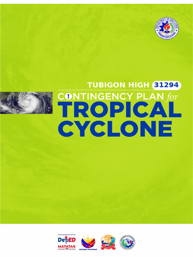 Tubigon High School Disaster Preparedness Plan | PDF | Tropical ...