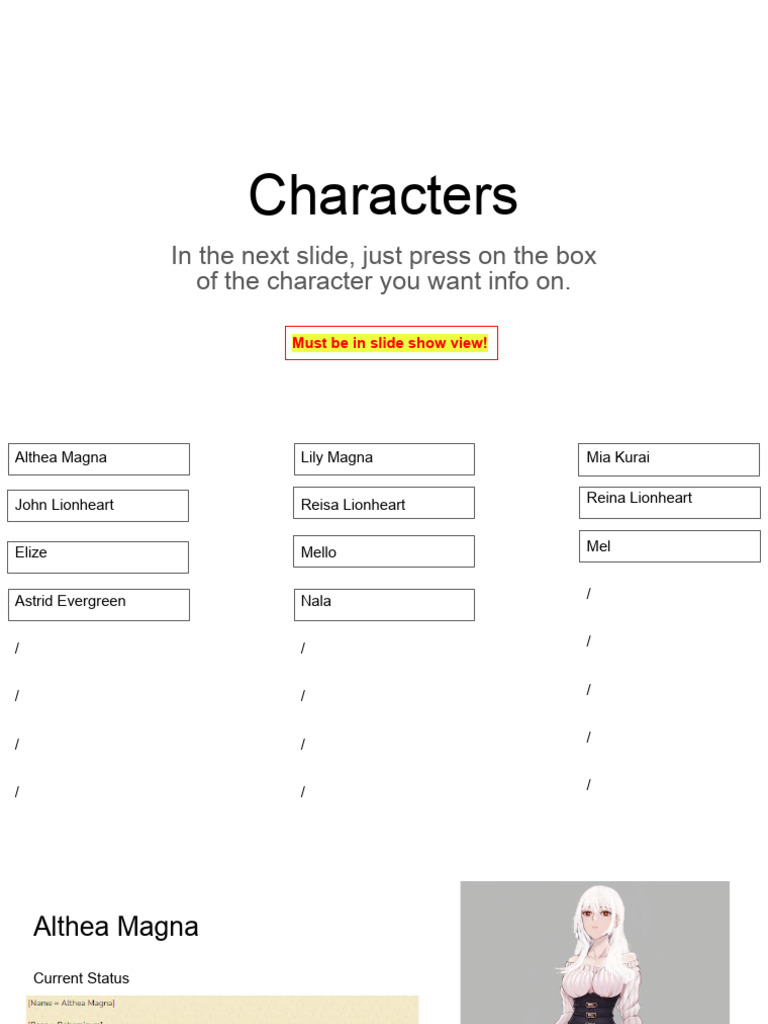 Characters PDF | PDF