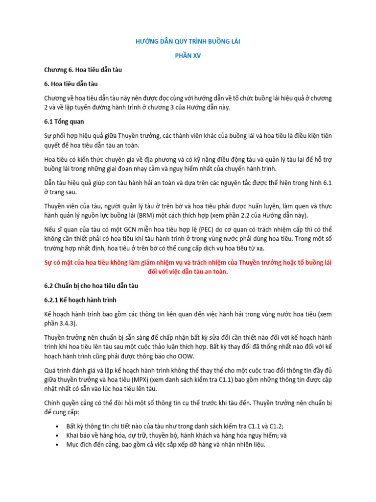 Huong Dan Quy Trinh Buong Lai Phan XV | PDF