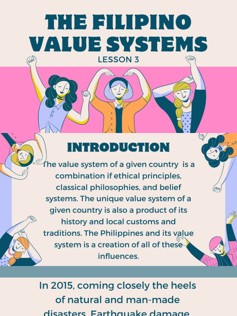 LESSON 3 The Filipino Value Systems | PDF | Self Esteem | Debt
