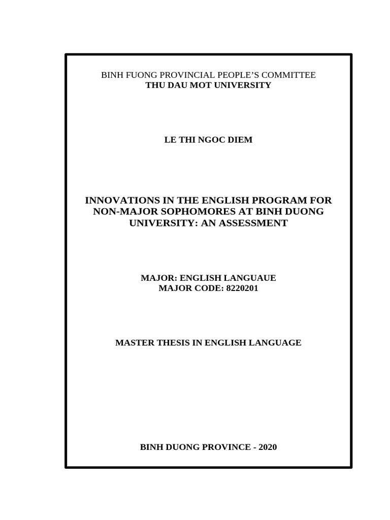 Le Thi Ngoc Diem | PDF | Educational Assessment | Curriculum