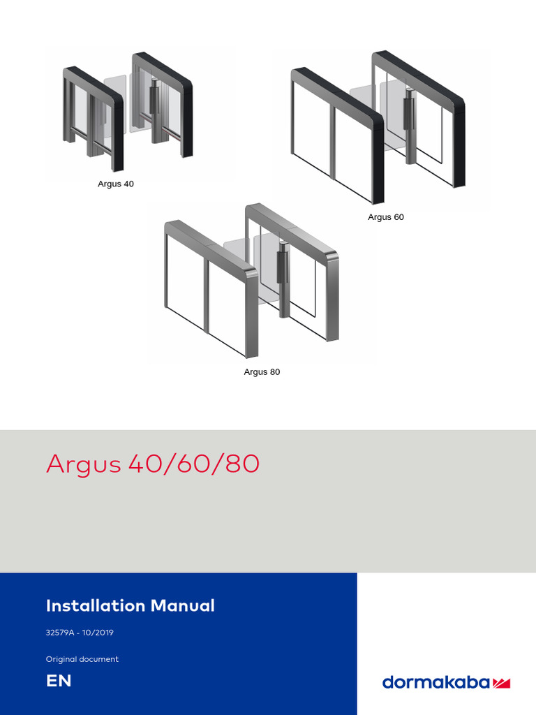 Argus 40 60 80 Installation Manual | PDF | Occupational Safety And ...
