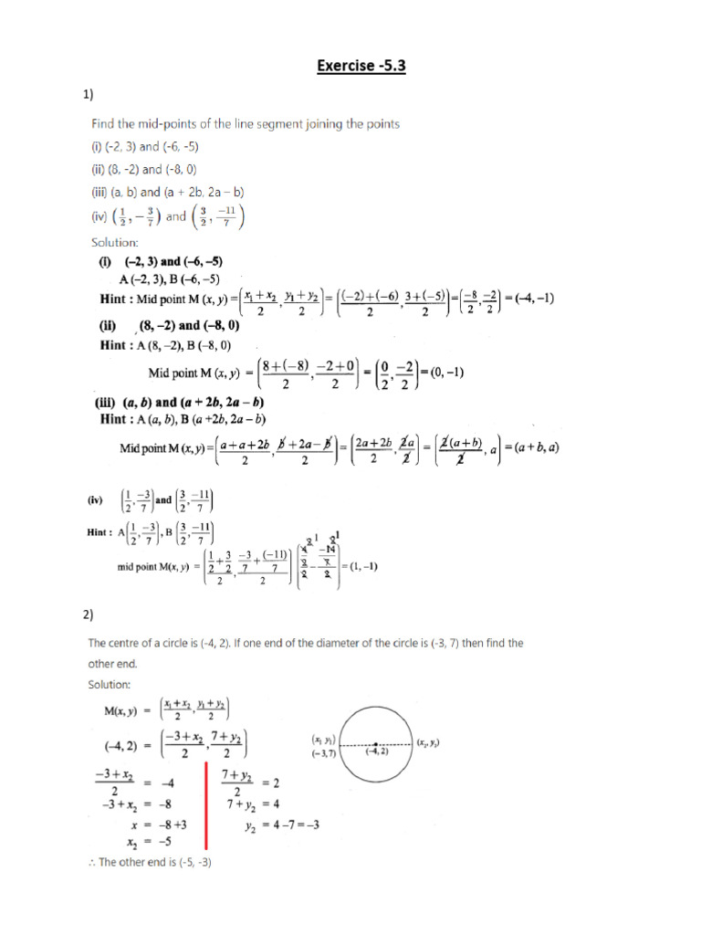 Exercise - 5.3 (1) | PDF