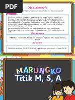 Marungko Worksheet - Titik U | PDF