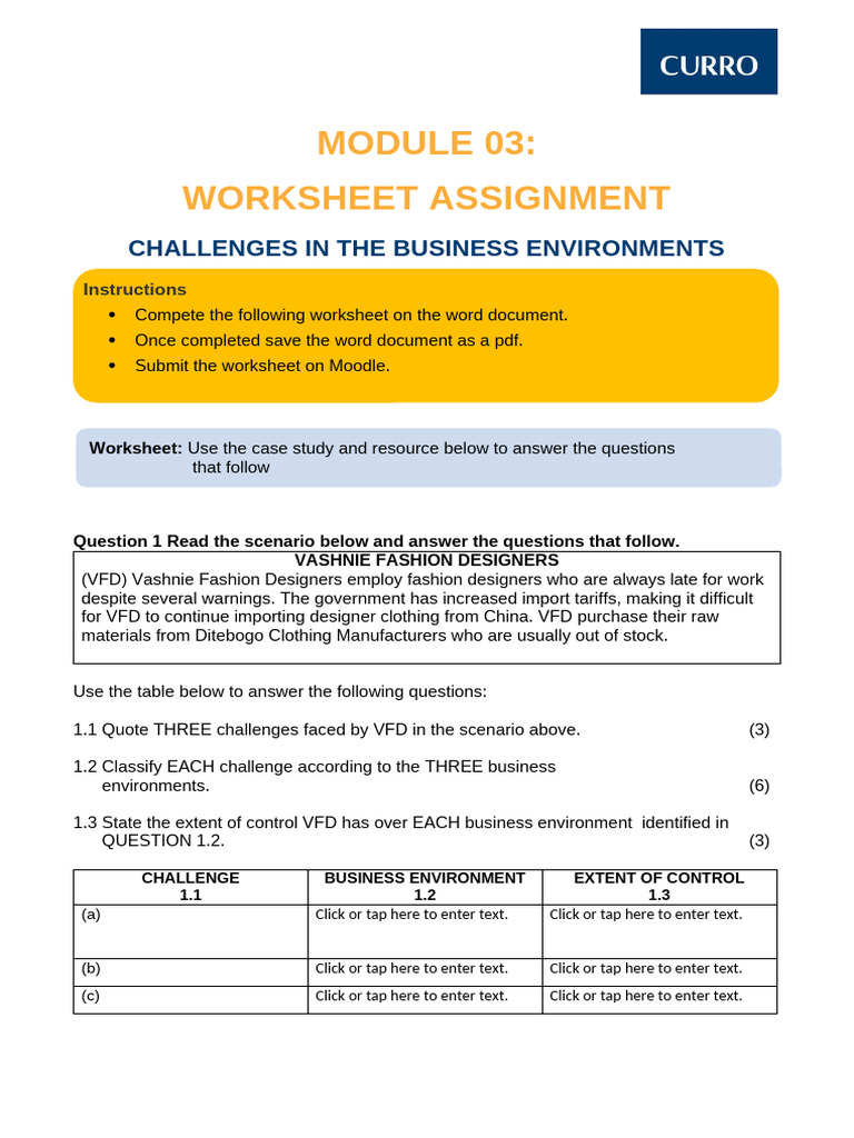 M03_Worksheet_Assignment_GR11_DBE | PDF