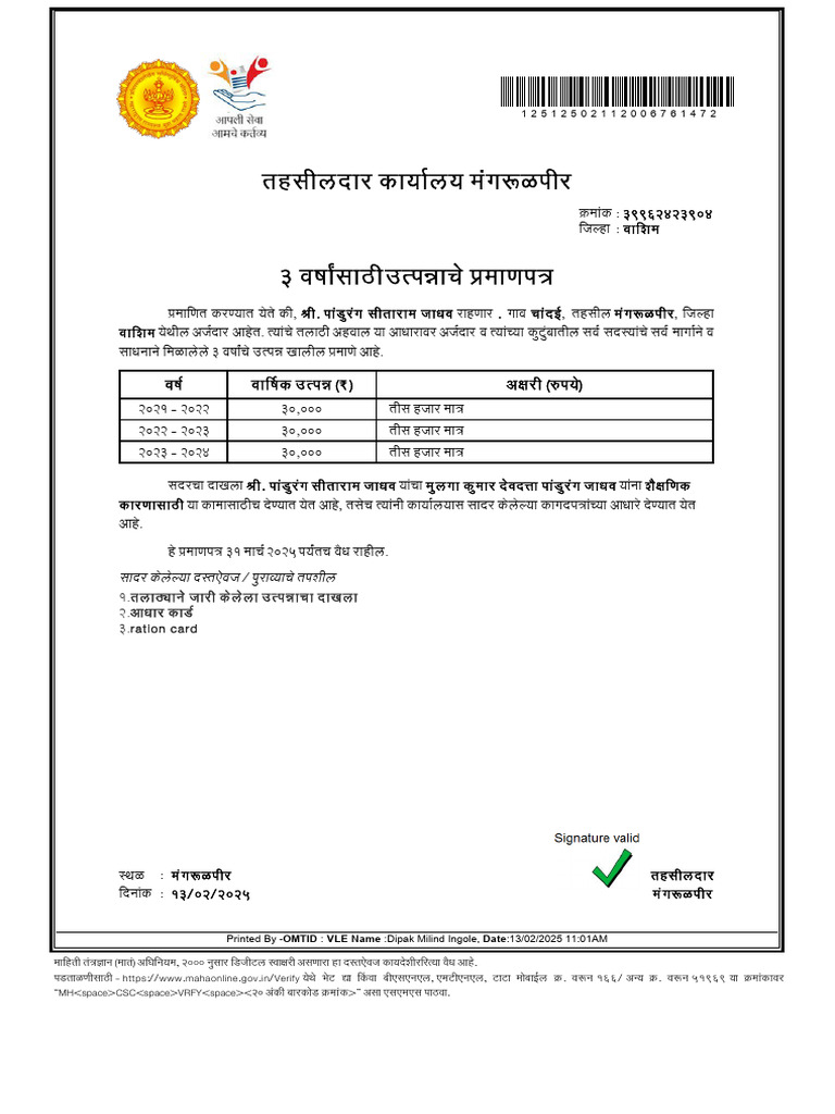 Devdatta Income | PDF
