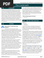 The Cockroach by Kevin Halligan | PDF | Poetry