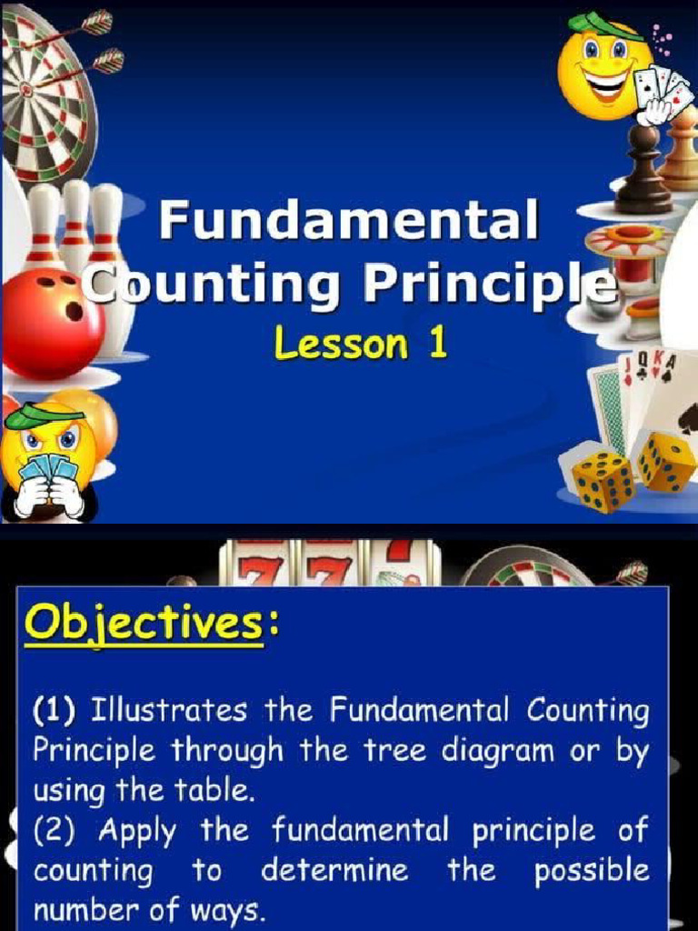 Fundamental Counting Principle | PDF