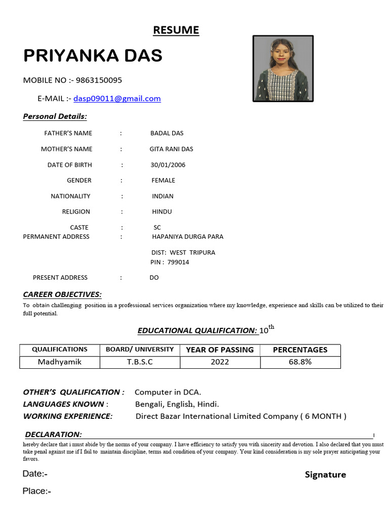 Priyanka Resume95 | PDF