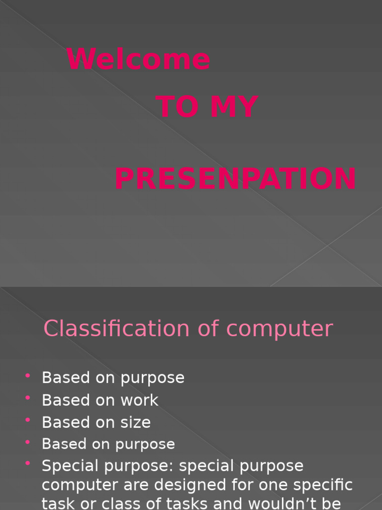 Computer Classification Guide | PDF