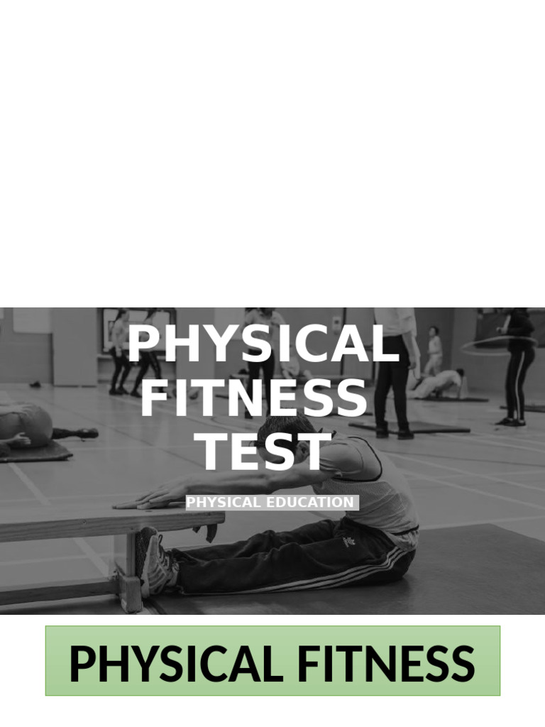 Physical Fitness Test | PDF | Heart Rate | Heart
