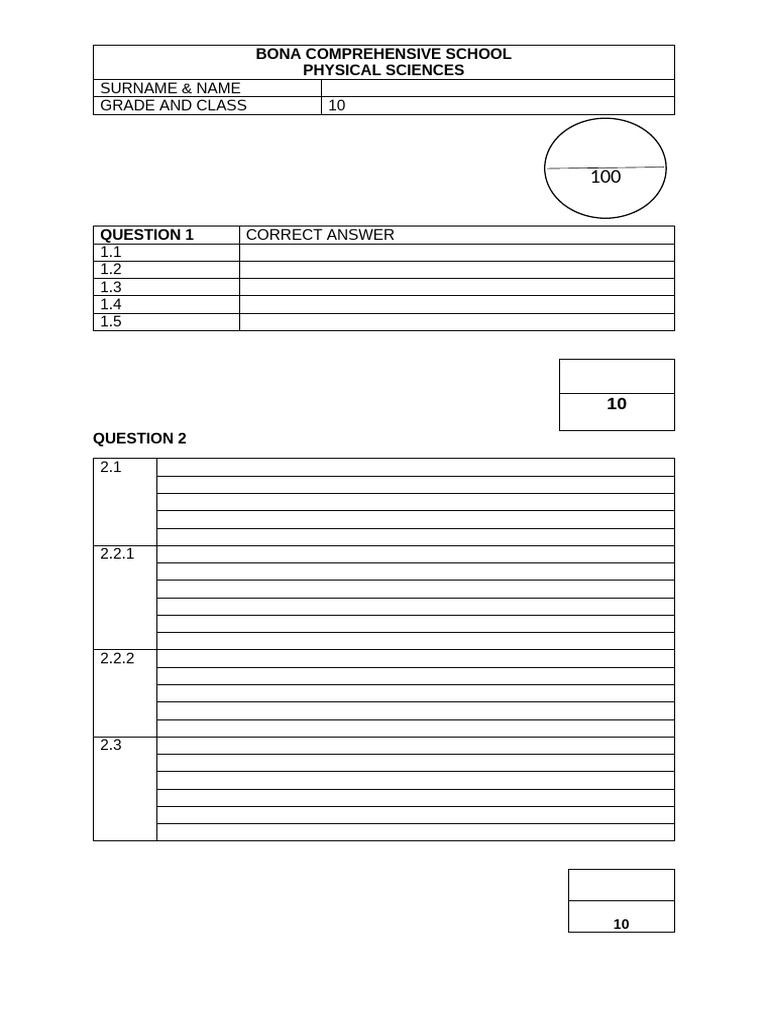Bona Comprehensive School | PDF