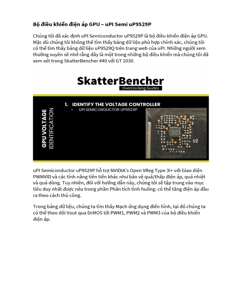 Bộ điều khiển điện áp GPU | PDF