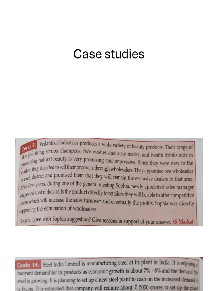 Case Studies | PDF