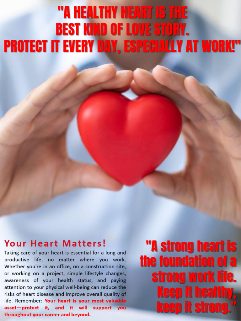 February Heart Health Awareness - Protecting Your Heart at Work | PDF ...