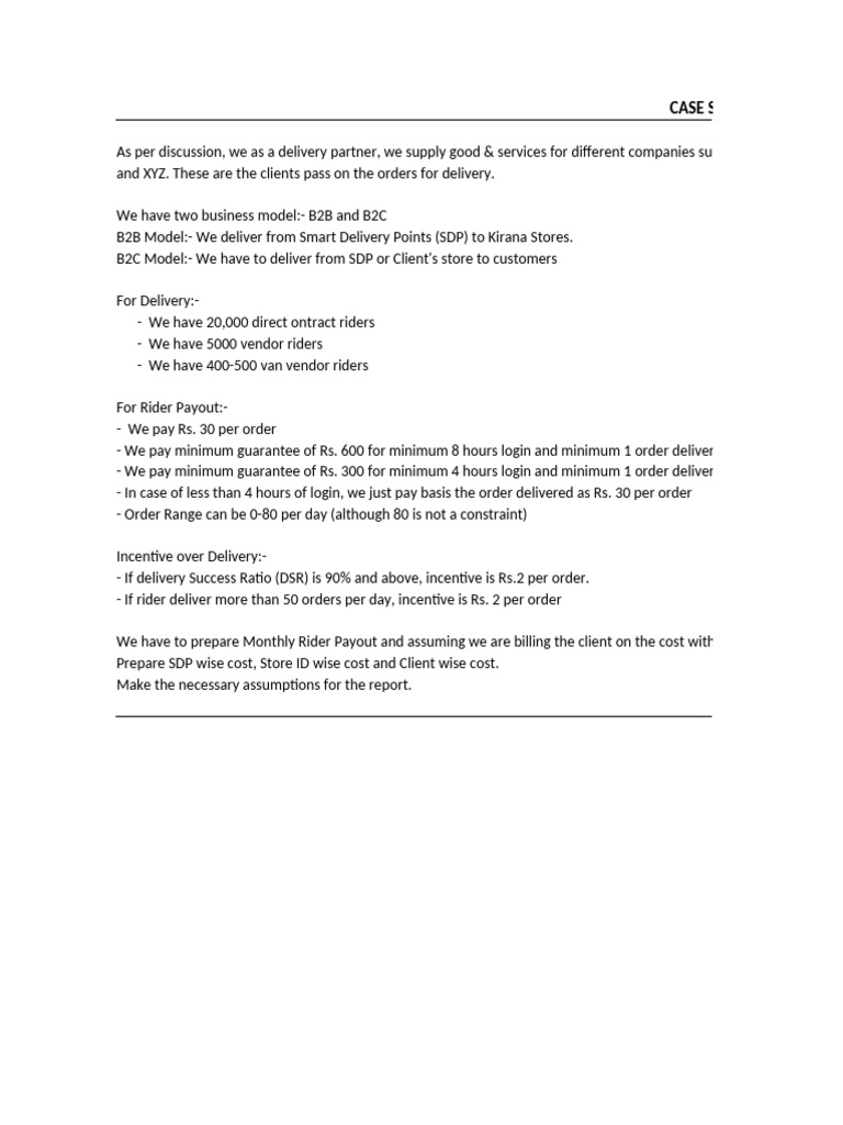 Case Study 1 | PDF | Economies | Business Economics